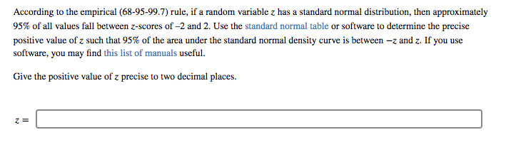 Solved According to the empirical (68-95-99.7) rule, if a | Chegg.com Solved According to the empirical (68-95-99.7) rule, if a | Chegg.com