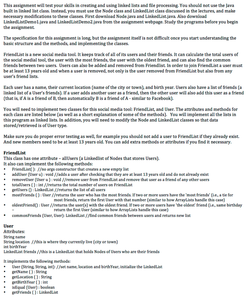 Solved This assignment will test your skills in creating and | Chegg.com