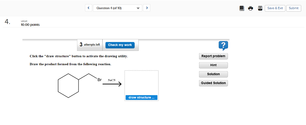 Click the "draw structure" button to activate the | Chegg.com