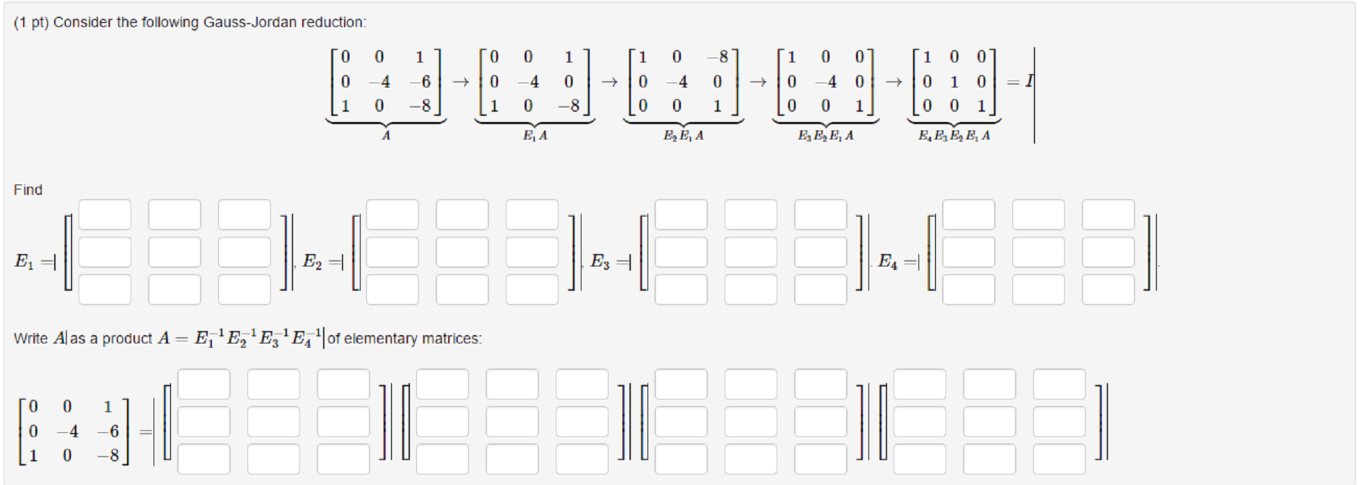 Solved Difficulty with two Linear Algebra problems. Help | Chegg.com