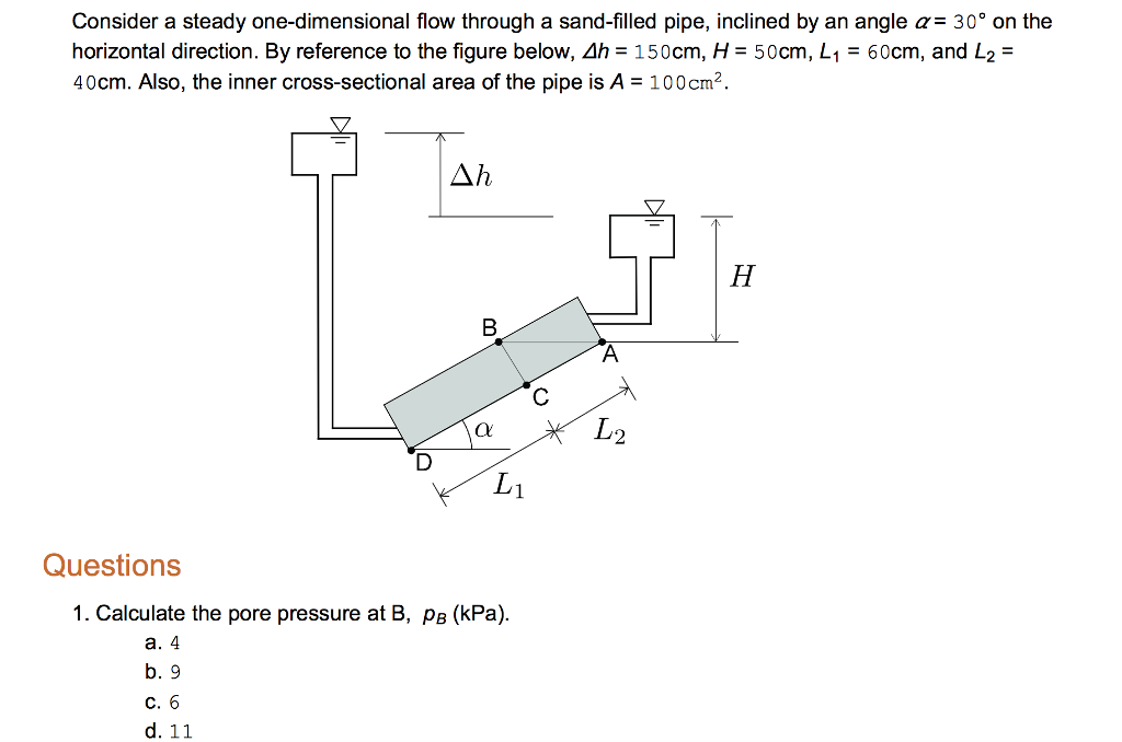 Solved Consider a steady one-dimensional flow through a | Chegg.com