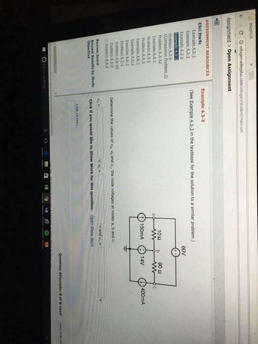 Solved Determine the values of v_a v_b and v_c the node | Chegg.com