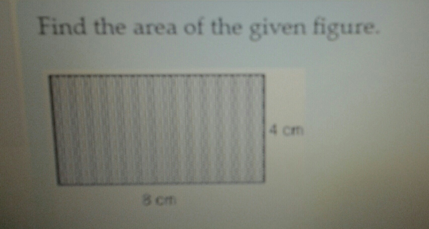 Solved Find the area of the given figure 26 men | Chegg.com