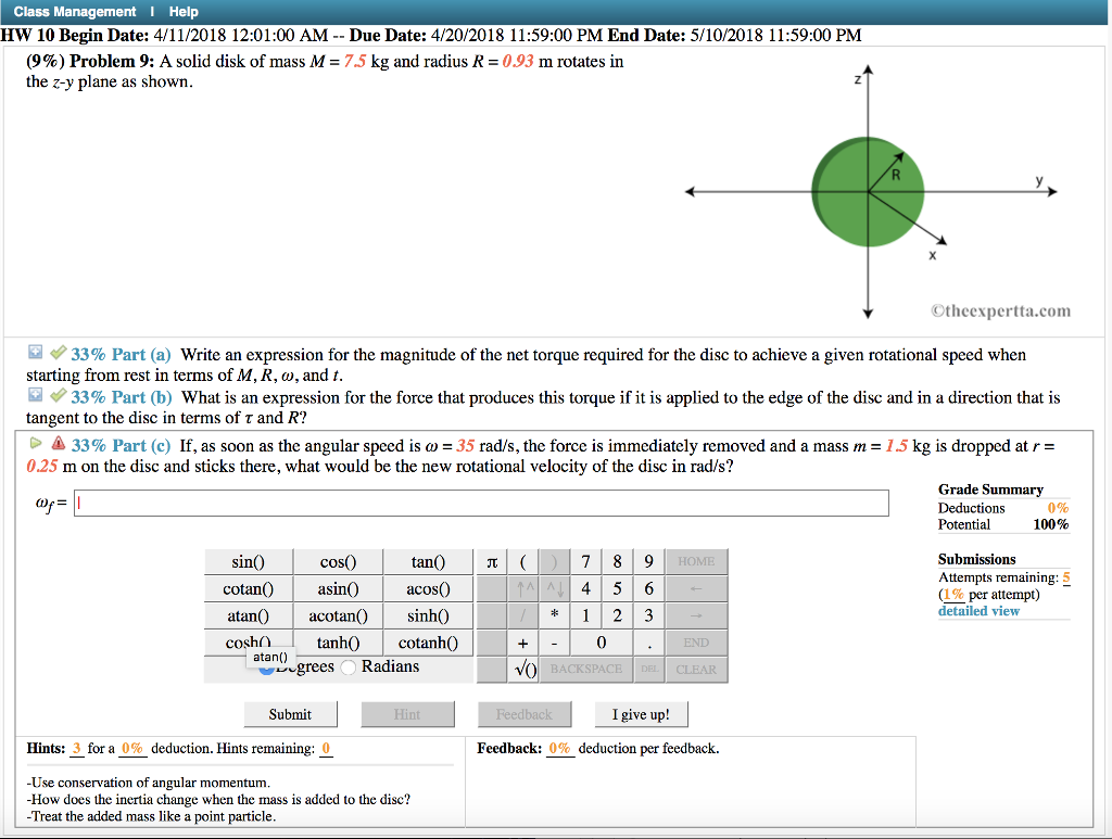 Solved Class Management i Help HW 10 Begin Date: 4/11/2018 | Chegg.com