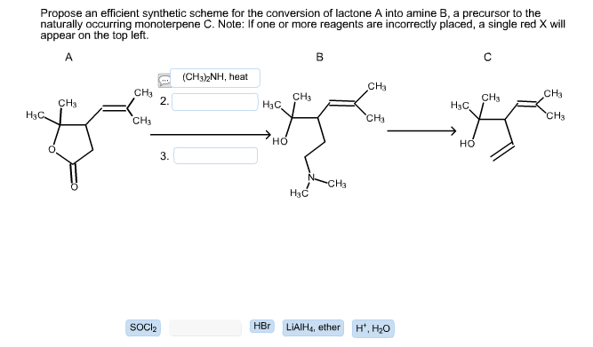 Solved Propose an efficient synthetic scheme for the | Chegg.com