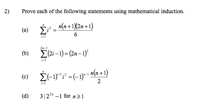 Solved Prove each of the following statements using | Chegg.com