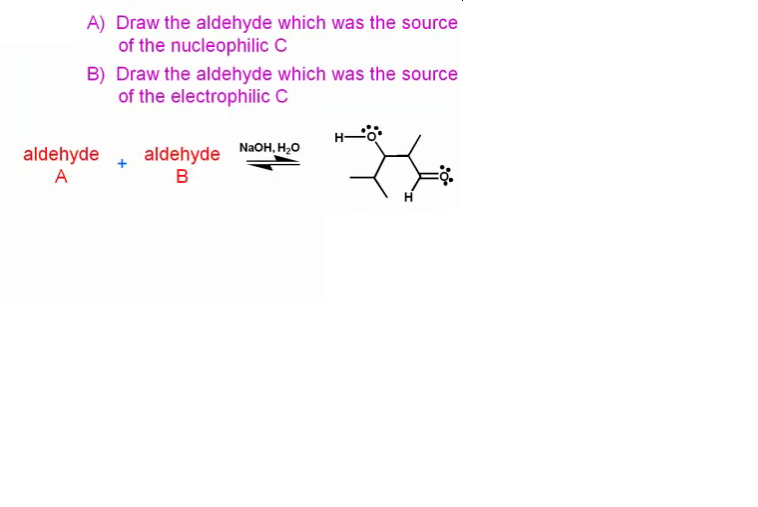 Solved Draw the aldehyde which was the source of the | Chegg.com