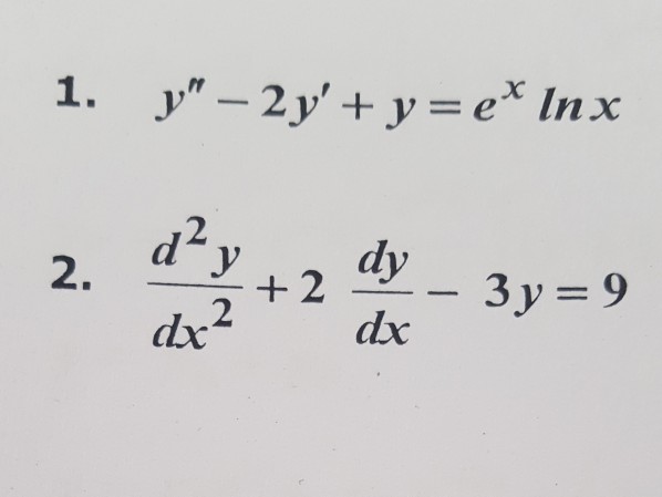 Solved find the general solution of the ODE by variation of | Chegg.com Solved find the general solution of the ODE by variation of | Chegg.com