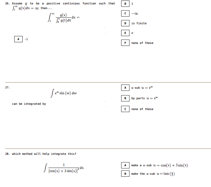 Solved Assume g to be a positive continuous function such | Chegg.com