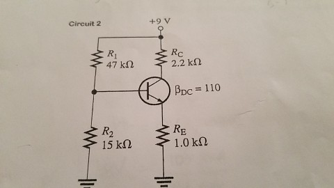 Solved a)Calculate Vb, Ve, Vc, Ie, Ic and Ib b)The collector | Chegg.com