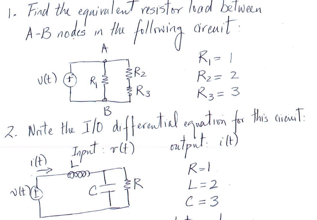 Solved Find the equivalent resistor load between A-B nodes | Chegg.com
