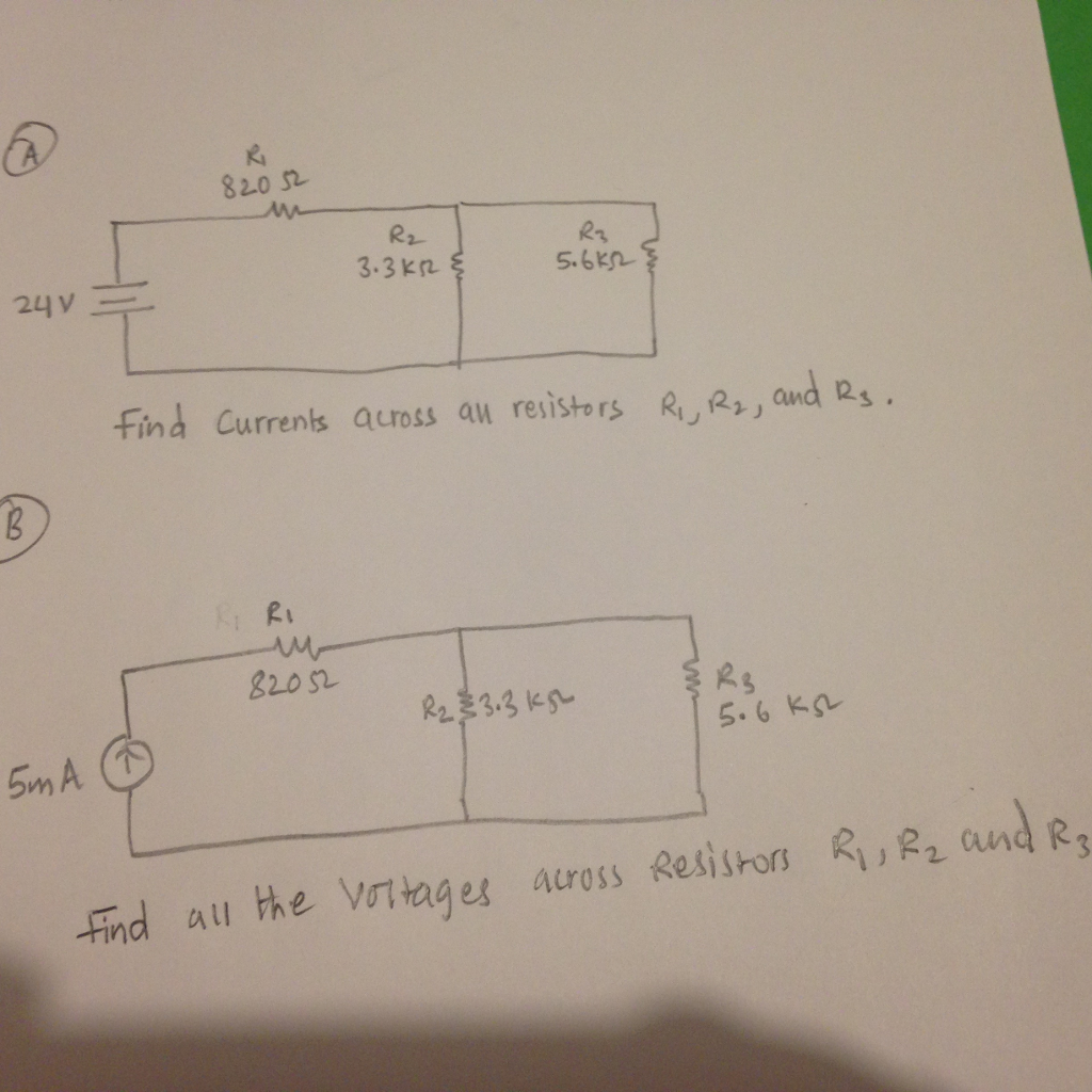 Solved Find Currents across all resistors R_1, R_2, and R_3. | Chegg.com