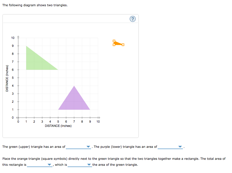 Solved The following diagram shows two triangles. The green | Chegg.com Solved The following diagram shows two triangles. The green | Chegg.com