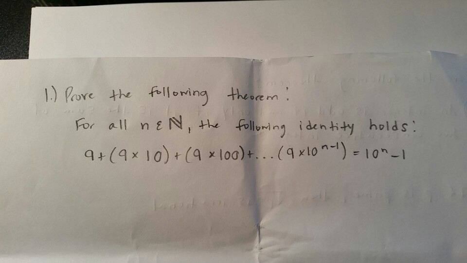 Solved Prove the following theorem: For all n N, the | Chegg.com