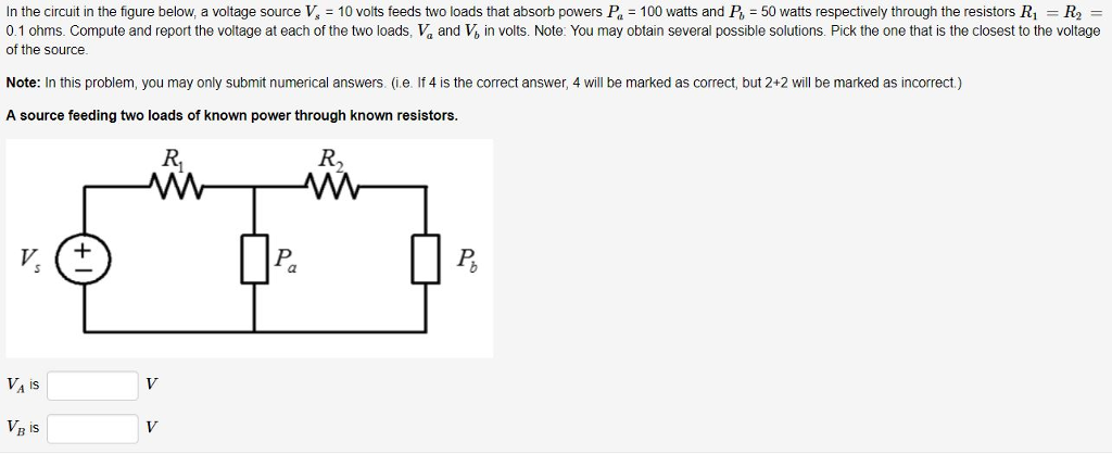 Solved In the circuit in the figure below, a voltage source | Chegg.com