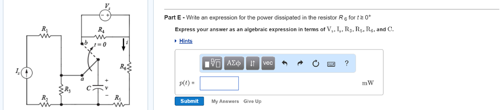 Solved The Step Response of an RC Circuit Part A-If the | Chegg.com