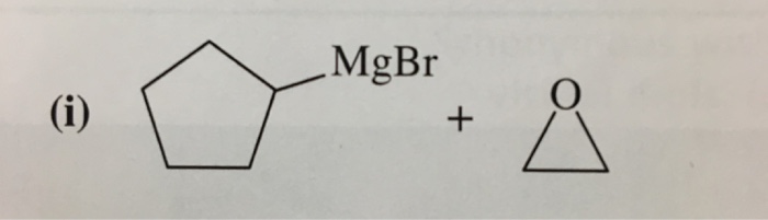 Solved MgBr O i | Chegg.com