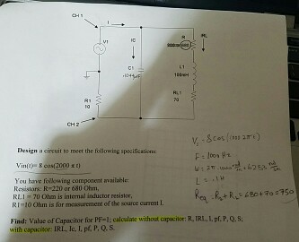 Solved Design a circuit to meet the following | Chegg.com