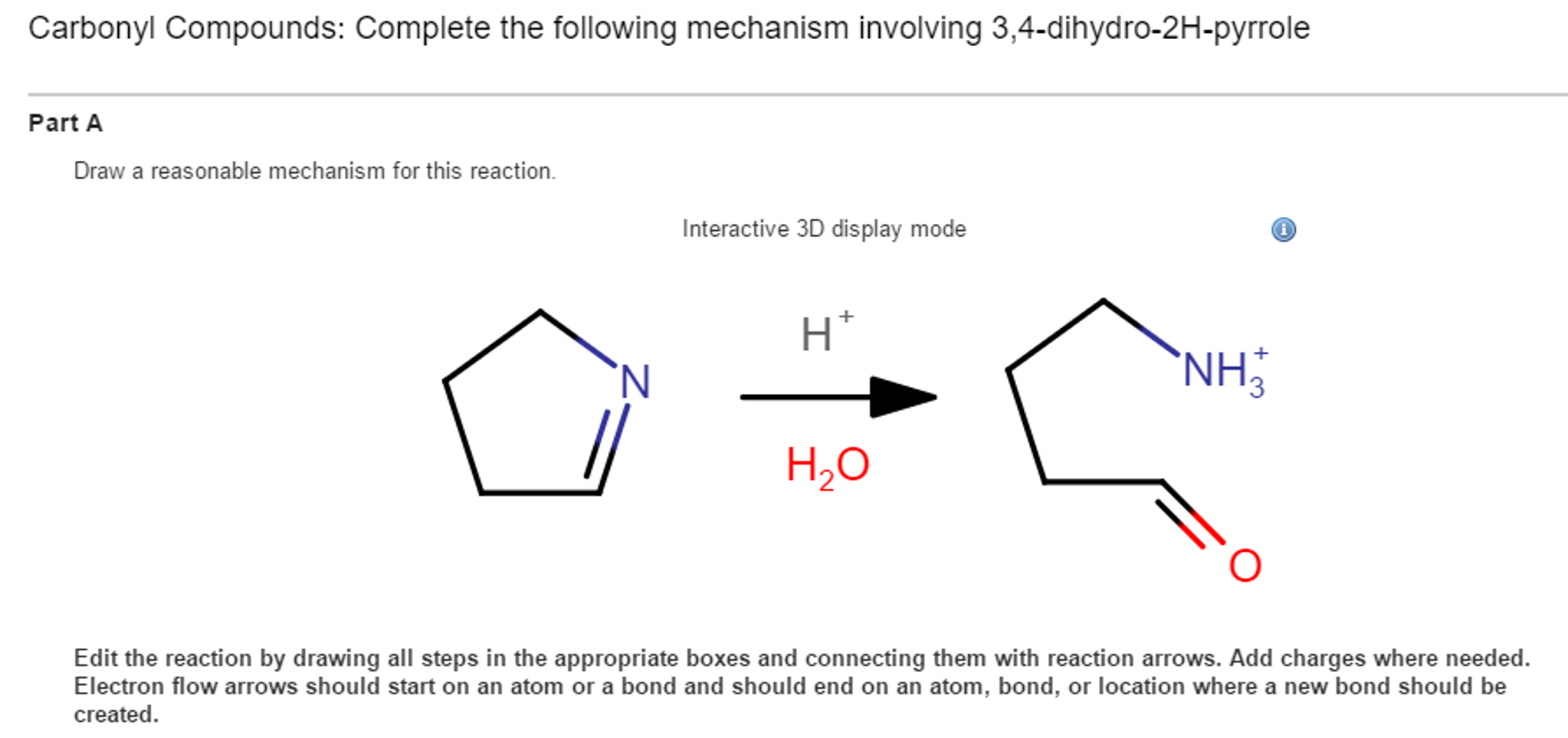 Solved Carbonyl Compounds: Complete the following mechanism | Chegg.com
