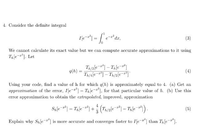 Consider the definite integral i[e^-x^2]= | Chegg.com