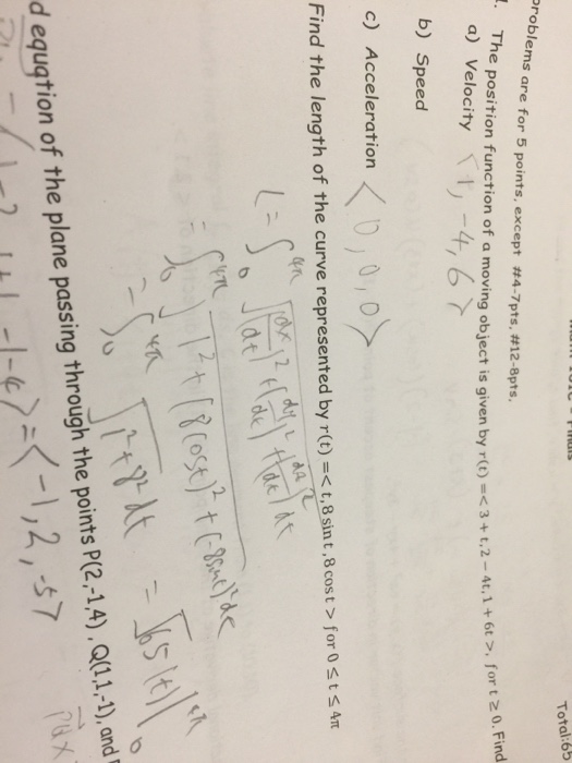 Solved The position function of a moving object is given by | Chegg.com