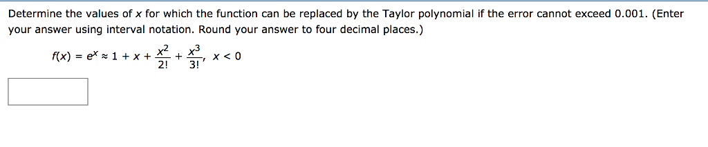Solved Determine the values of x for which the function can | Chegg.com