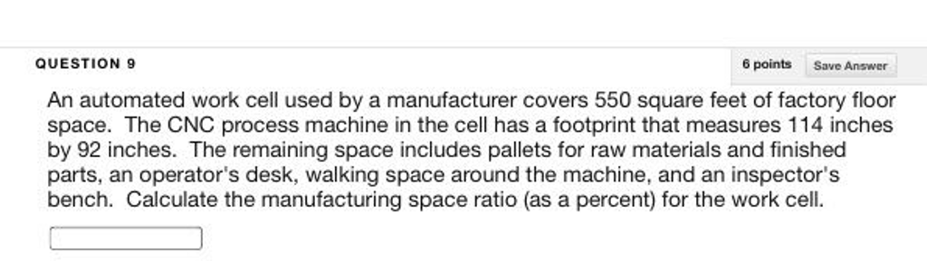 Solved An automated work cell used by a manufacturer covers | Chegg.com