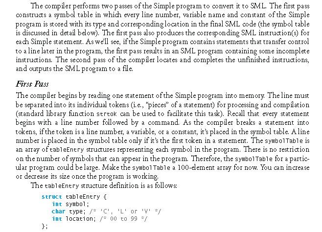 Your goal is to create a Simple Language compiler, | Chegg.com