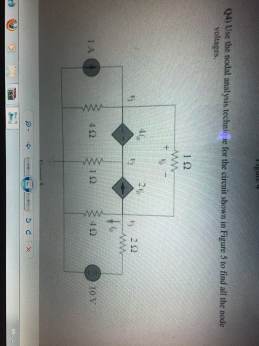 Solved Use the nodal analysis technique for the circuit | Chegg.com