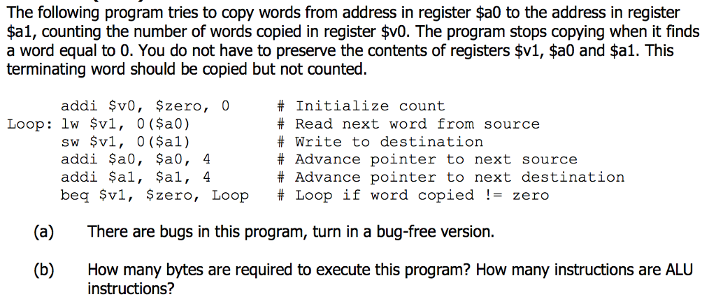 Solved The following program tries to copy words from | Chegg.com