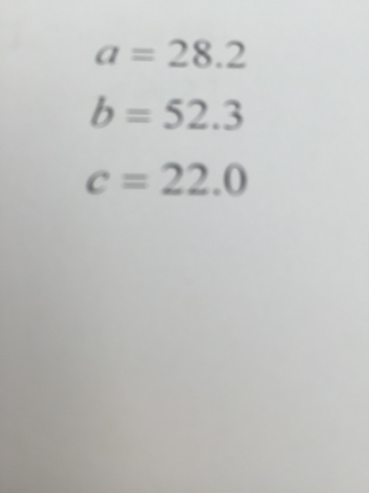 Solved 28.2 52.3 22.0 | Chegg.com