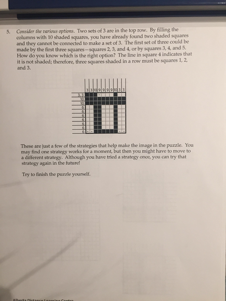 How it works The following grid represents a pixel | Chegg.com