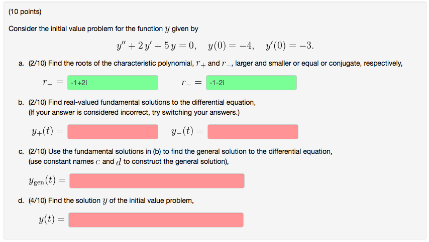 Solved Consider the initial value problem for the function y | Chegg.com