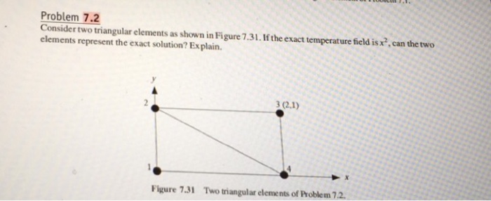 Solved Consider two triangular elements as shown in Figure | Chegg.com