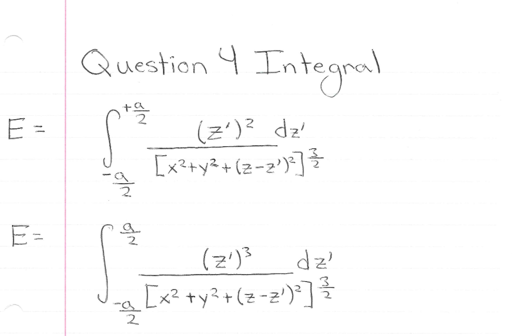 Solved If you can these are two separate integrals. X and Y | Chegg.com