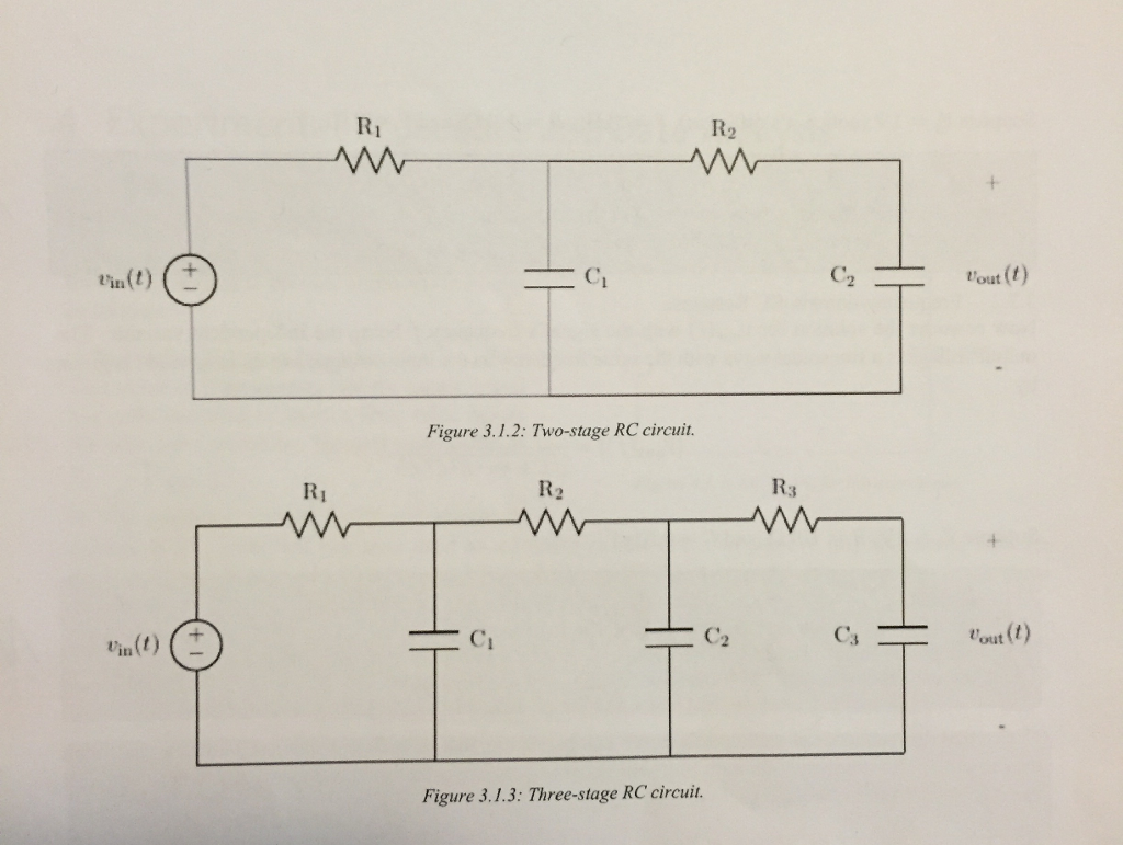Solved 3.1.4 Multiple-stage RC Circuits Refer to Reference | Chegg.com