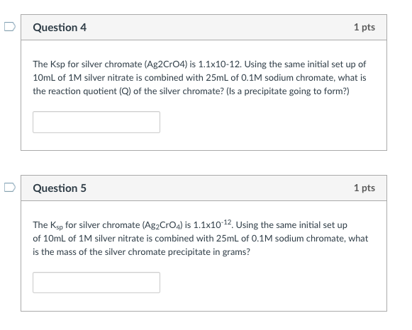 Solved DQuestion 1 1 pts The molar solubility of Barium | Chegg.com Solved DQuestion 1 1 pts The molar solubility of Barium | Chegg.com