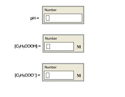 Solved The Ka of propanoic acid (C2H5COOH) is 1.34e10-5. | Chegg.com