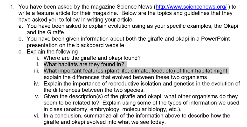 1. You have been asked by the magazine Science News | Chegg.com