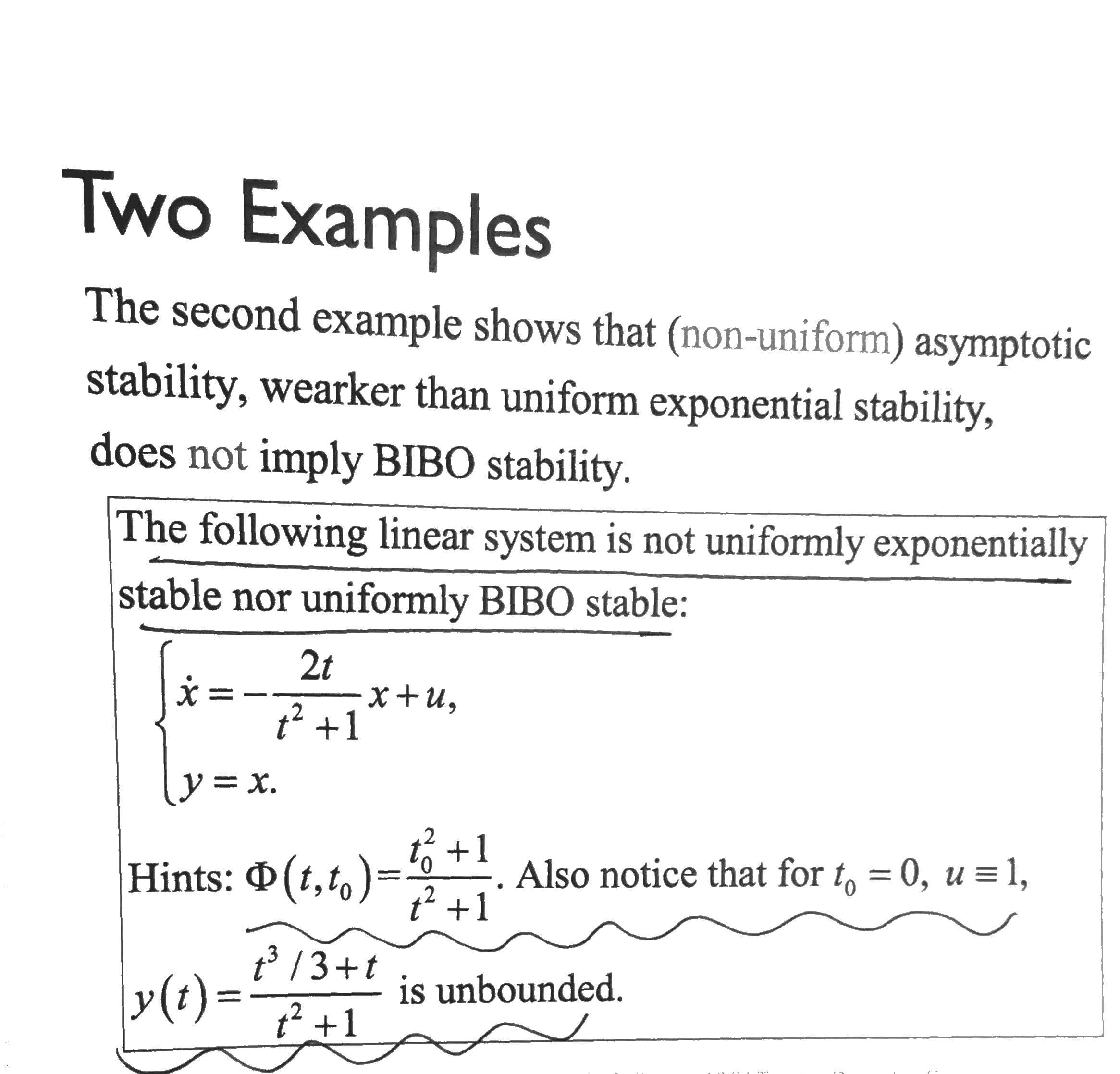 Solved The second example shows that (non-uniform) | Chegg.com
