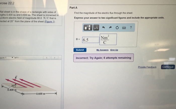 Solved Find the magnitude of the electric flux through the | Chegg.com