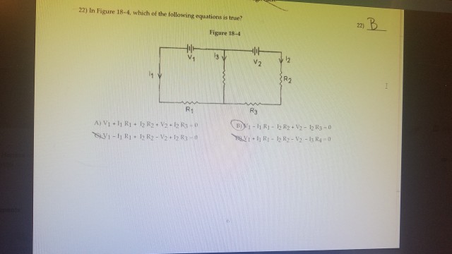 Solved 22) In Figure 18-4, which of the following equations | Chegg.com