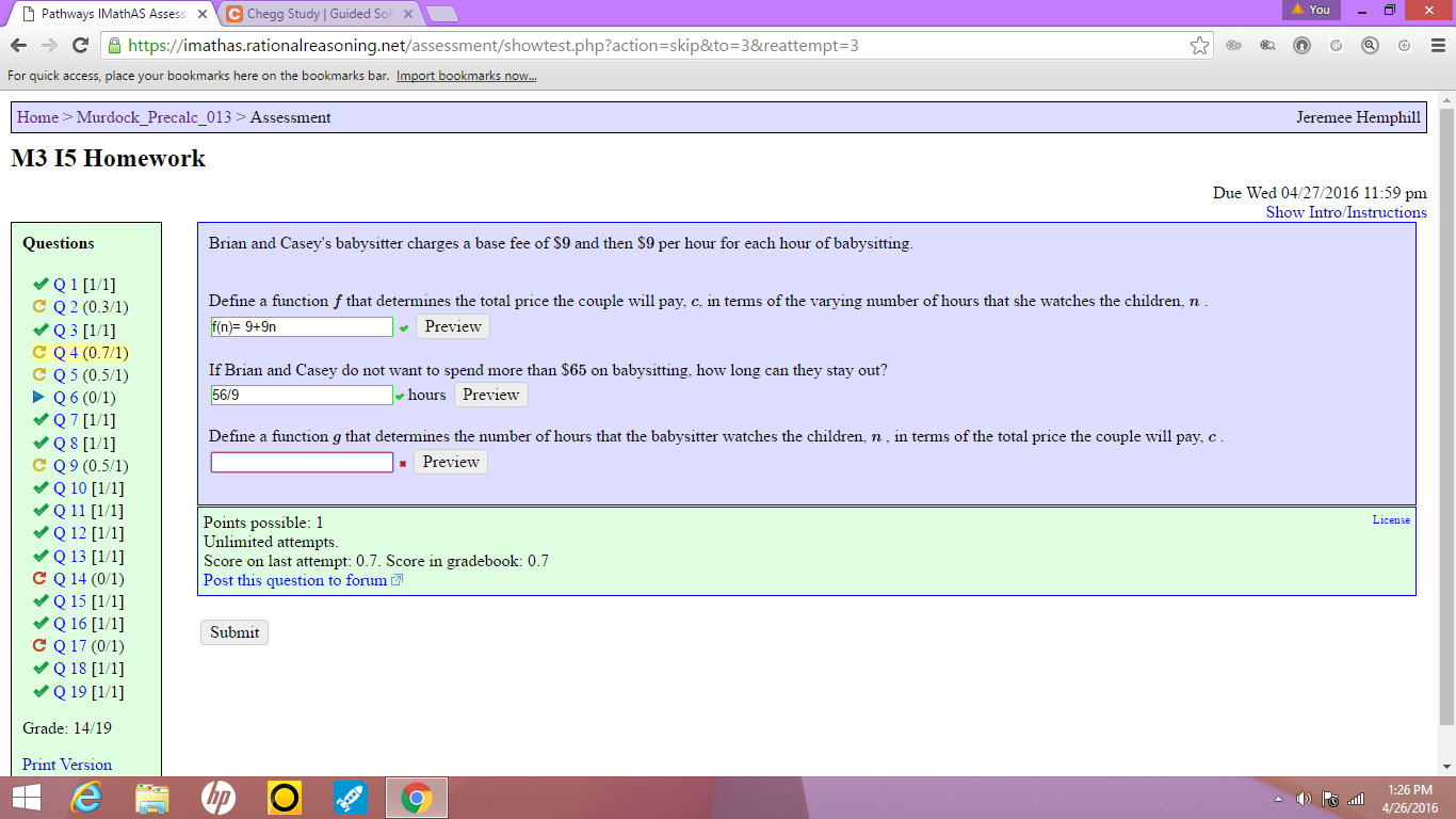 Solved You Pathways lMathAS Assess e Chegg Study I Guided So | Chegg.com