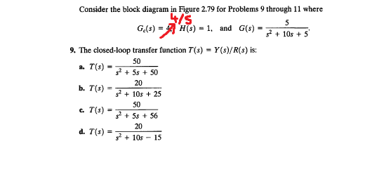 Solved For the Following control system, where Gc(s)= 4/s, | Chegg.com