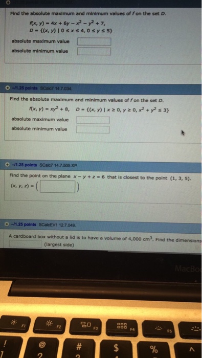 Solved calculus 3 | Chegg.com