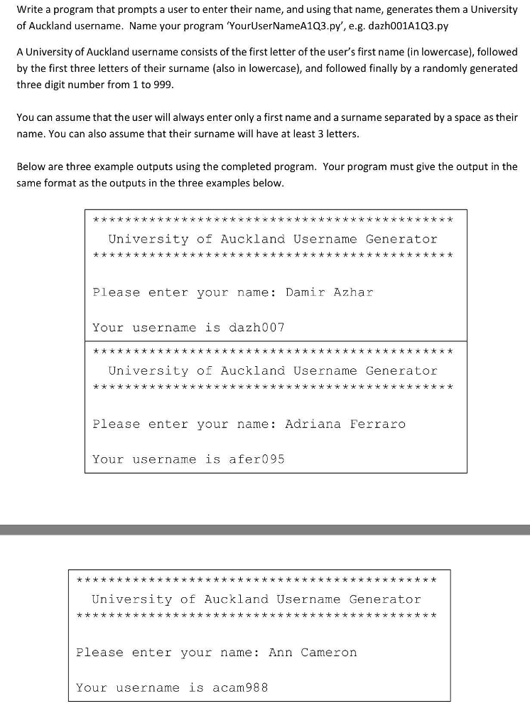 Solved Write a program that prompts a user to enter their | Chegg.com