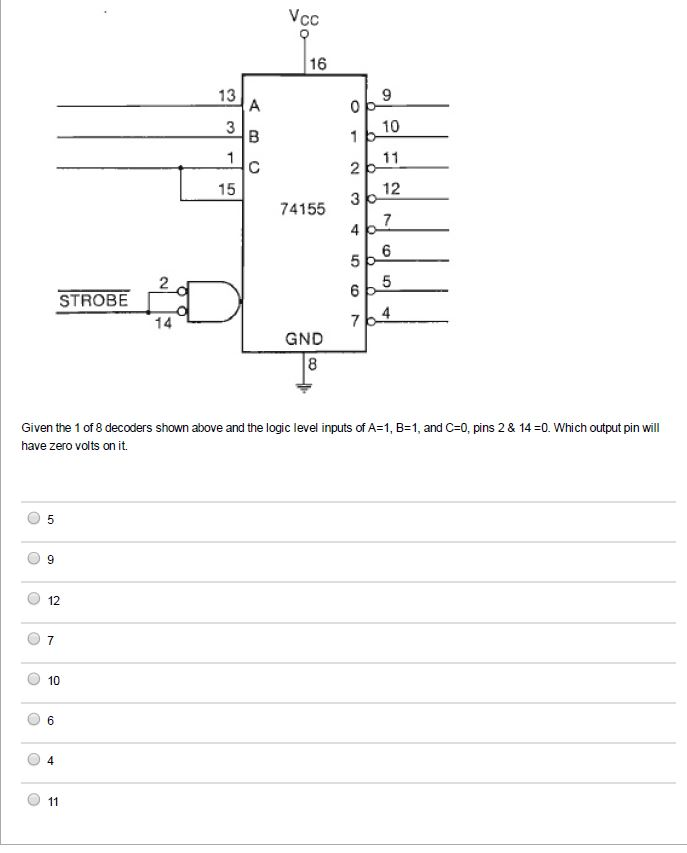 Solved Given the 1 of 8 decoders shown above and the logic | Chegg.com