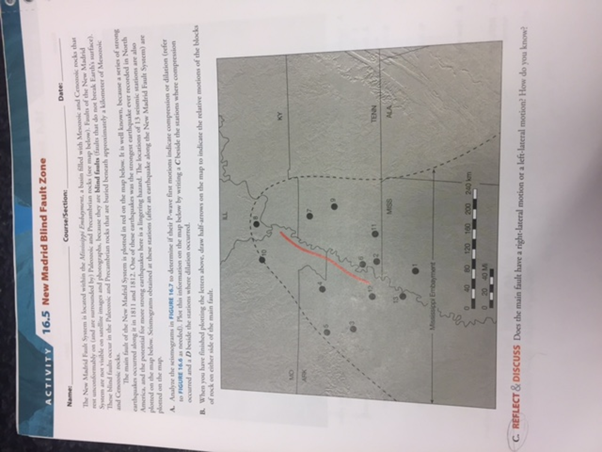 Solved FIGURE 16.6 How to road and plot earthquake first | Chegg.com