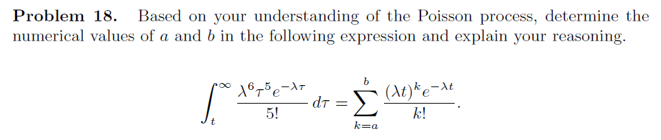Solved Problem 18. Based on your understanding of the | Chegg.com