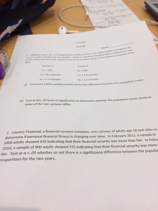 Solved Construct A 95 Confidence Interval For The 2466